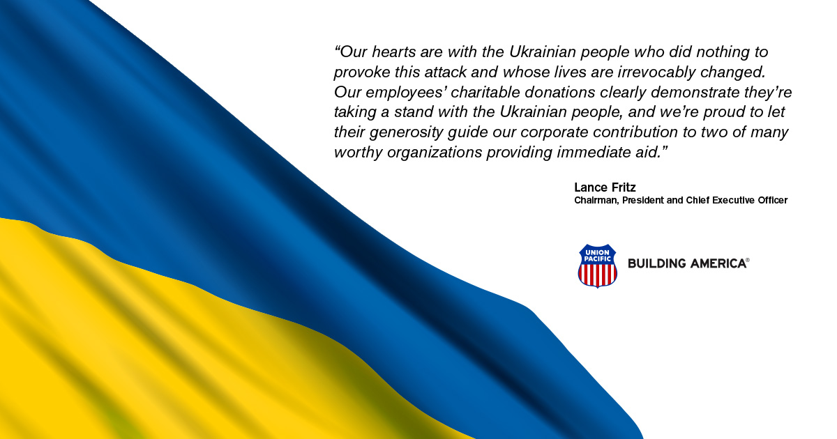 Union Pacific Announces Largest-Ever Disaster Relief Donation to ...