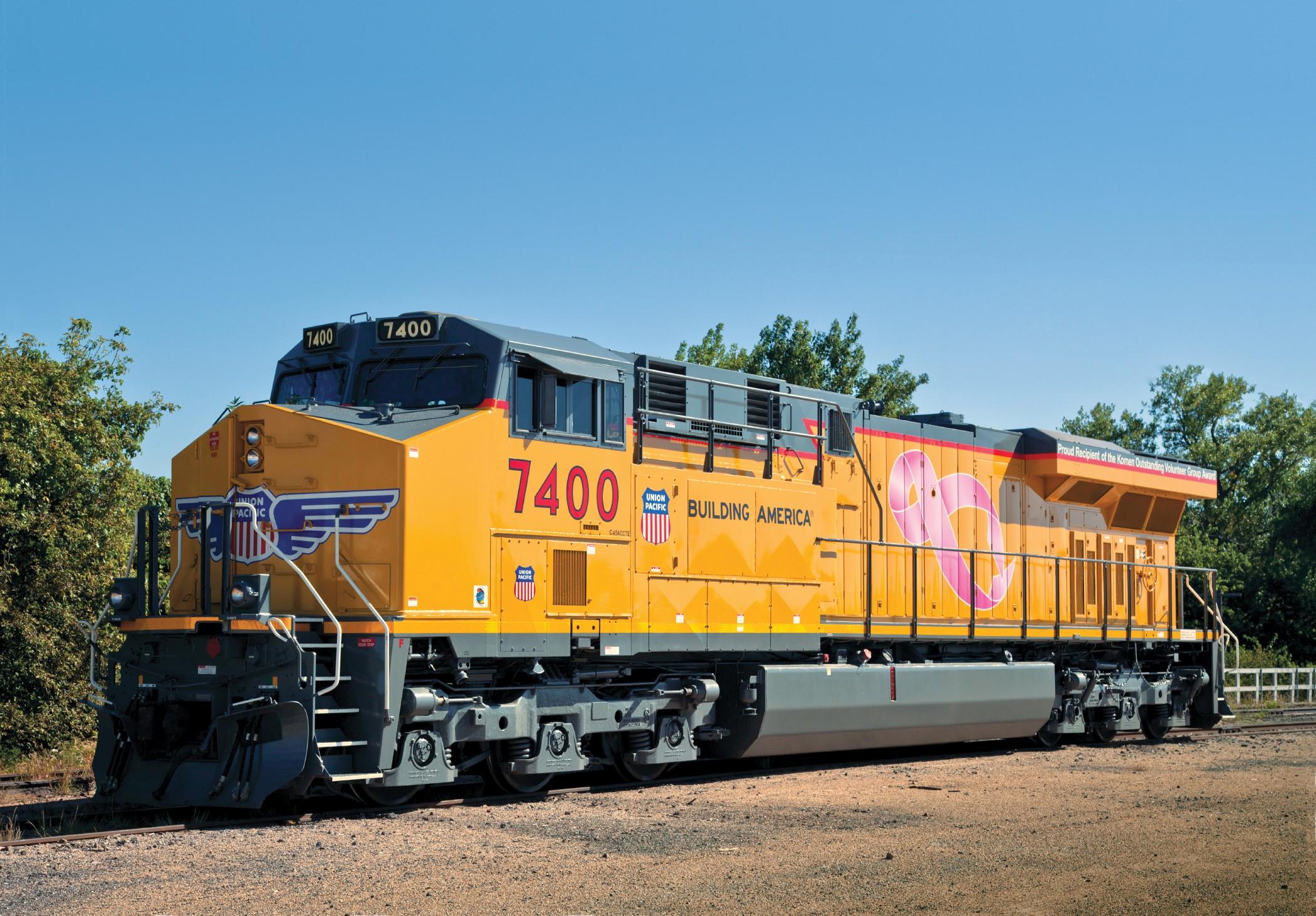 UP: Pink Ribbon Locomotive